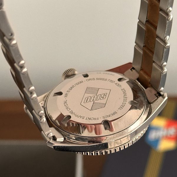 Oris 65 Bronze Diver With Brand New Oris Leather Strap | WatchCharts ...