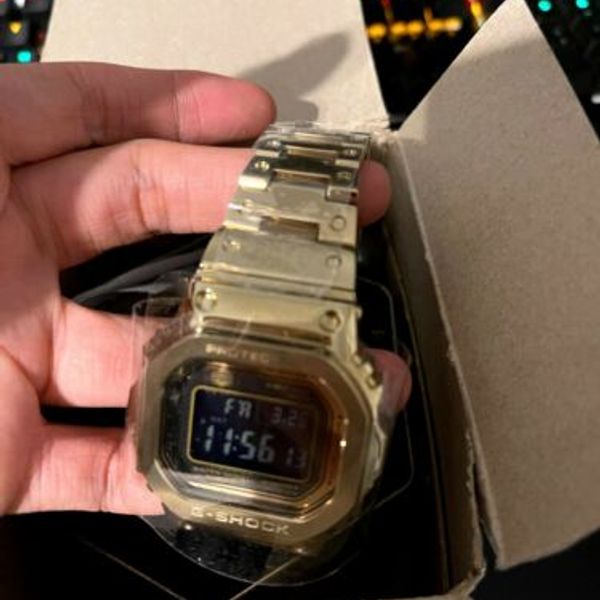 Casio G-shock Gold Watch Gmw-b5000gd-9 Full Set | WatchCharts