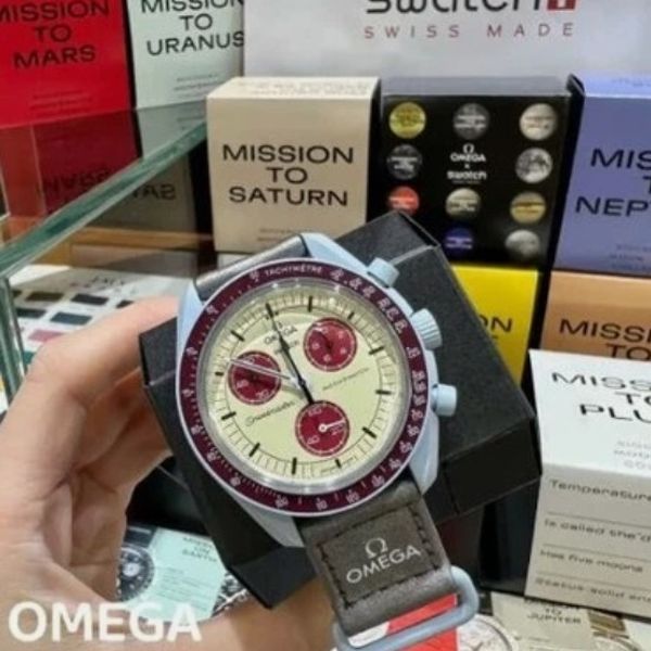 New OMEGA x Swatch MoonSwatch Mission to PLUTO Moon Watch -With Box ...
