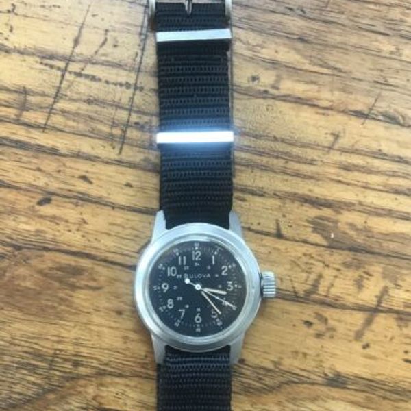 Bulova Military Watch Type A17A Vietnam Era MIL-W-6433A | WatchCharts ...