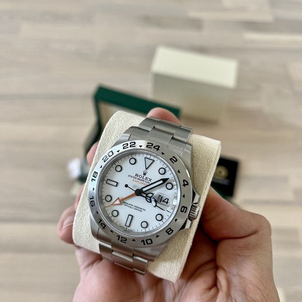 FS: Rolex Explorer II 226570 Polar White Dial 42mm Complete Set ...