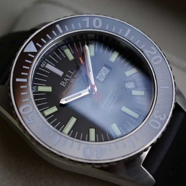 SOLD: $990 Ball Engineer Master II Skindiver on Rubber - Full Set ...