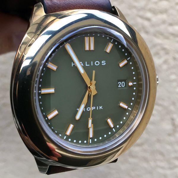 FS: Halios Tropik B Bronze Green Dial | WatchCharts Marketplace
