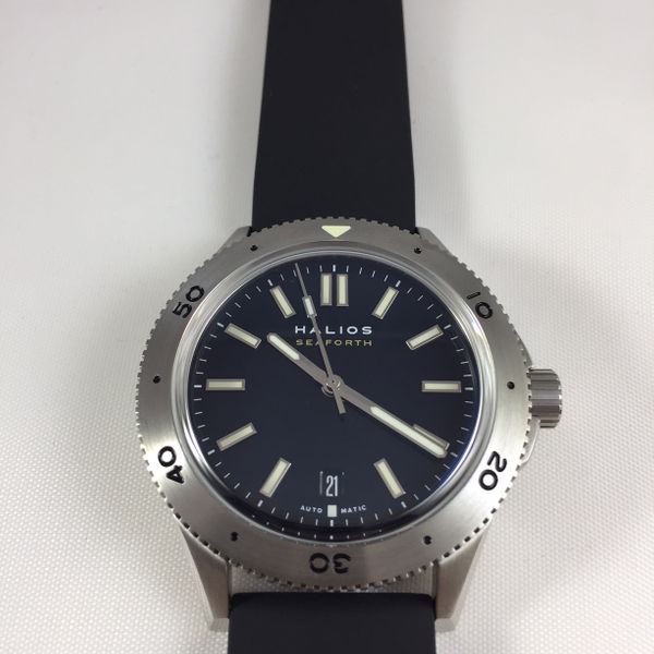 SOLD. Brand New Halios Seaforth Series II - Abyss Blue with Steel Dive ...