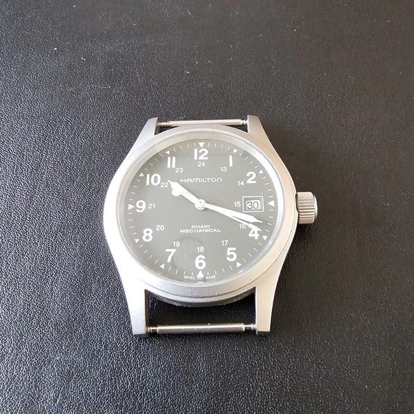 Hamilton Khaki Mechanical Field Green Men's Watch - H694390 ...