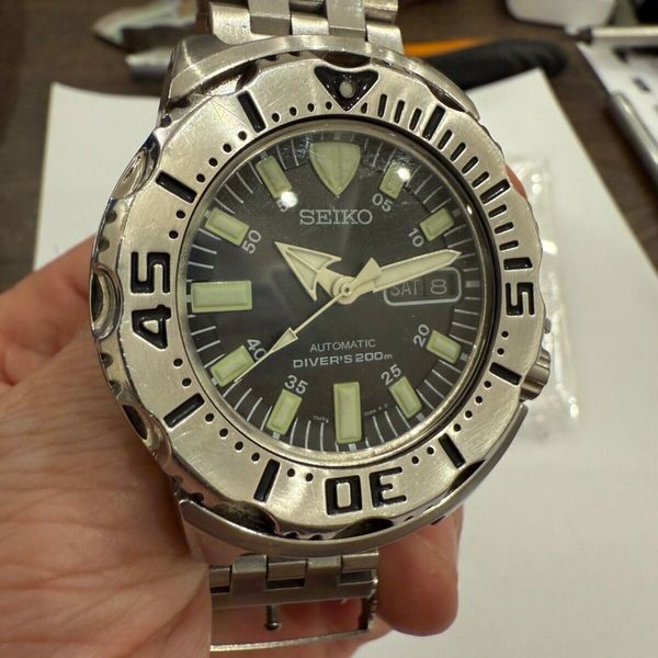 Seiko "Marmite" Watch - First Monster with Black Dial SKX779 ...