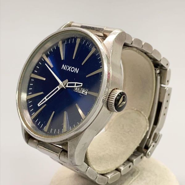Nixon Sentry SS Men's Stainless Steel Watch Versatile Daily Wear New ...