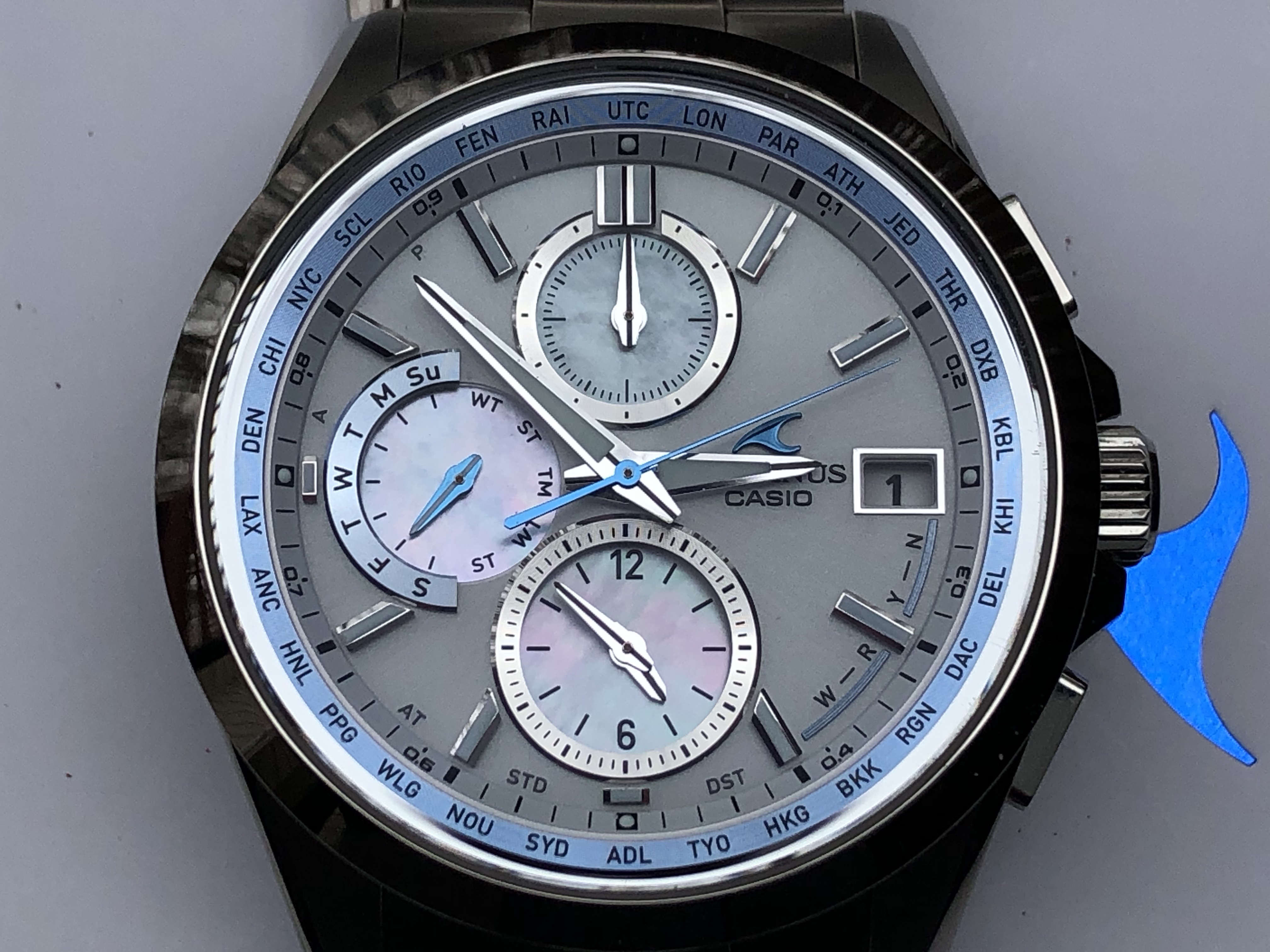 FS: Casio OCEANUS Titanium Case/Band Solar/Radio-Controlled Watch ...