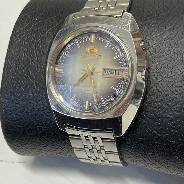 VINTAGE ORIENT AUTOMATIC WATCH 21 JEWELS J46941 SUNBURST - PARTS OR ...