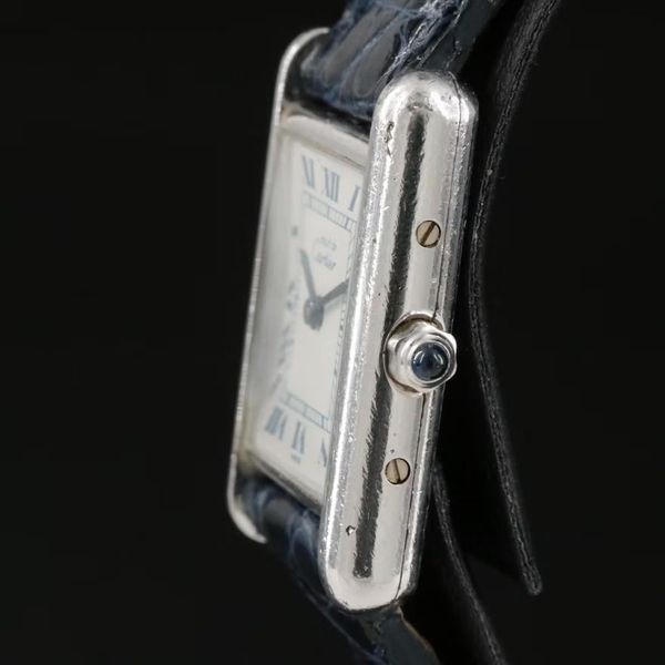 [WTS] Rare Cartier Must de Tank Ref. 666001 – Blue Cabochon Crown ...