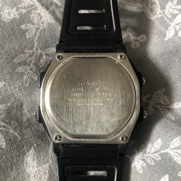Casio Men Casual Digital Resin Strap Watch (W86-1VQ). Rare Discontinued | WatchCharts Marketplace