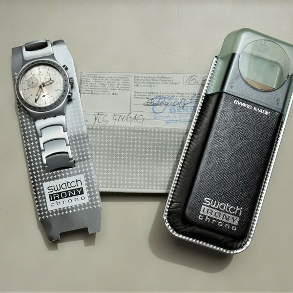 Swatch Irony Chrono Aluminium YCS 4006AG | WatchCharts Marketplace