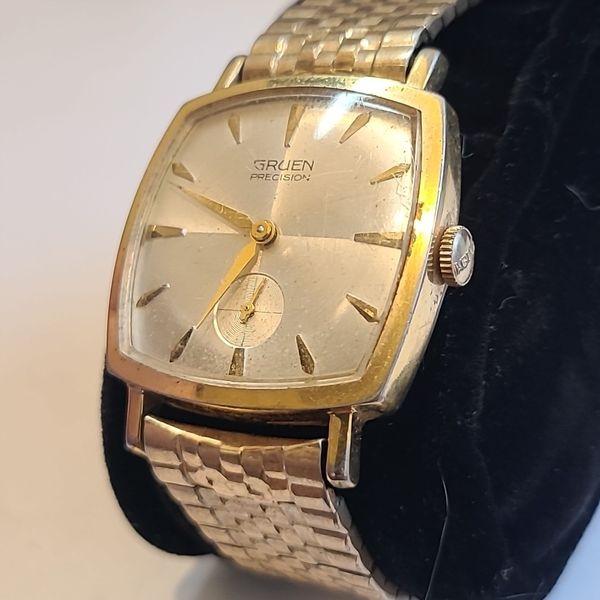 vintage gruen precision mens watch Manual Wind. Large. Running | WatchCharts Marketplace