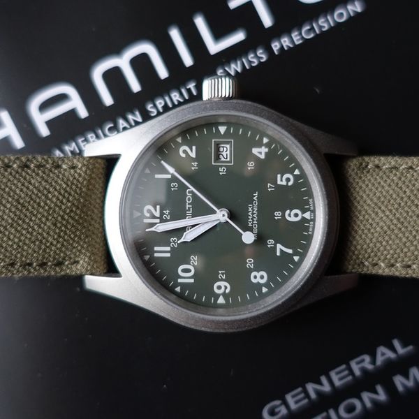 SOLD: Hamilton Khaki Field H69419363 (Green) | WatchCharts