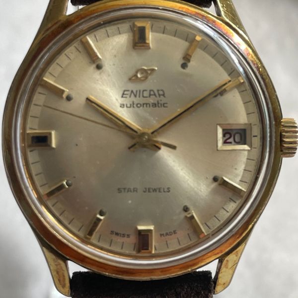 VINTAGE ENICAR STAR JEWELS AUTOMATIC WATCH CIRCA 1970 FULLY WORKING ...