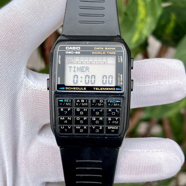Vintage Casio DBC-62 Digital Calculator World Time Data Bank Japan Men ...