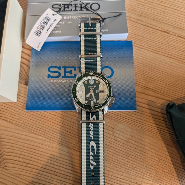 Seiko Super Cub Watch SRPJ49K1 Green | WatchCharts Marketplace