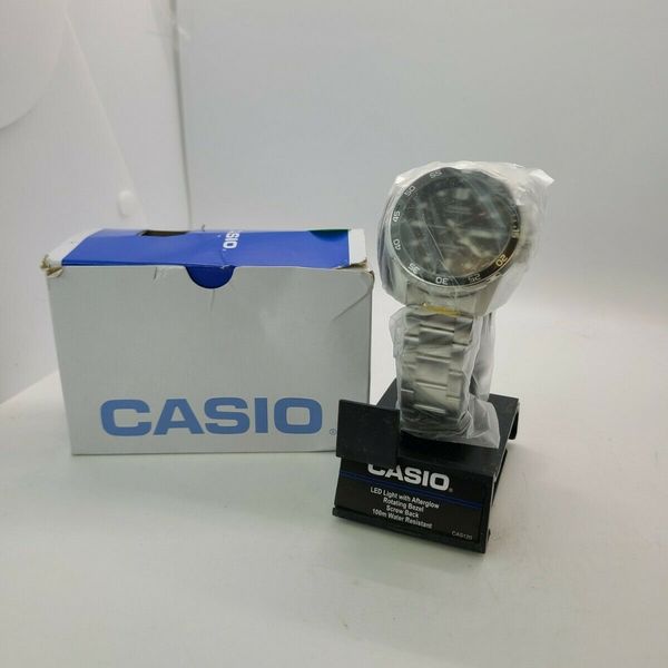 Casio Module No. 5373 Mens 3 Hand Rotating Bezel Screw Back SI Analog ...