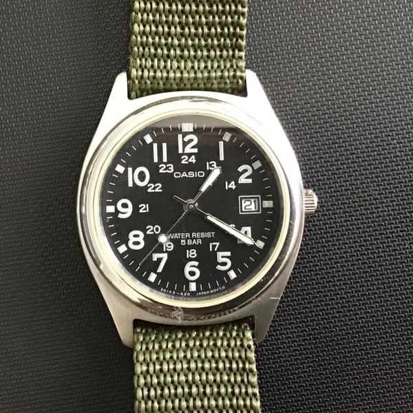 Casio MW-121 quartz military watch. | WatchCharts Marketplace