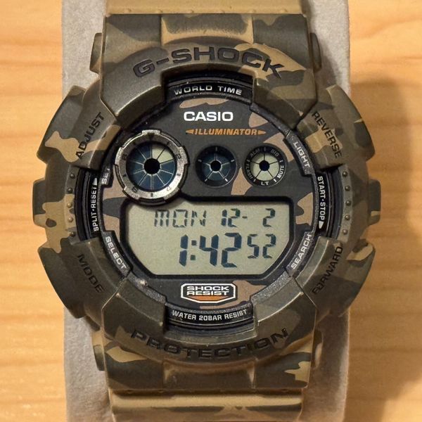 [WTS] Casio G-Shock GD-120CM-5 Woodland Brown Green Camouflage Men's ...