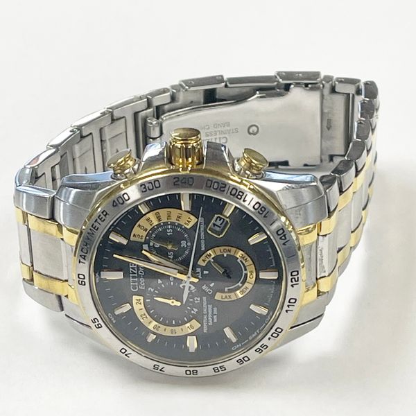 Mens Citizen Eco Drive PCAT Radio Controlled Atomic Wrist Watch AT4004 ...