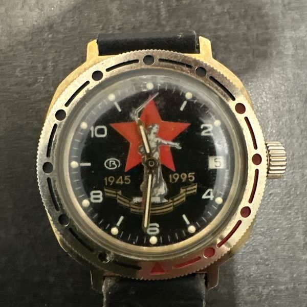 Stalingrad Vostok Komadirskie Watch Amphibian Military USSR 50th ...