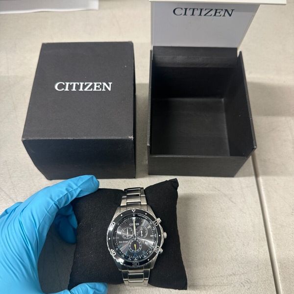 Citizen Eco Drive Weekender Chronograph Menâ s Watch Model AT2387-52E ...