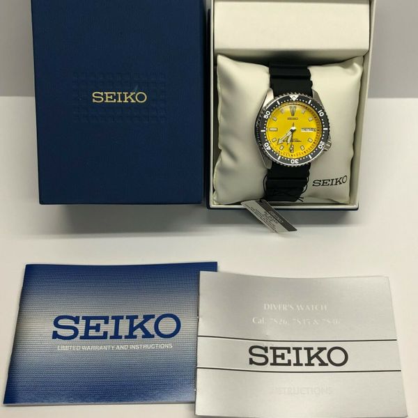 Seiko Automatic Yellow Dial Men's Watch Model SKXA35 | WatchCharts