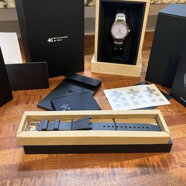 Christopher Ward C12 The Twelve 36mm Frosted Lavender Dial Automatic ...