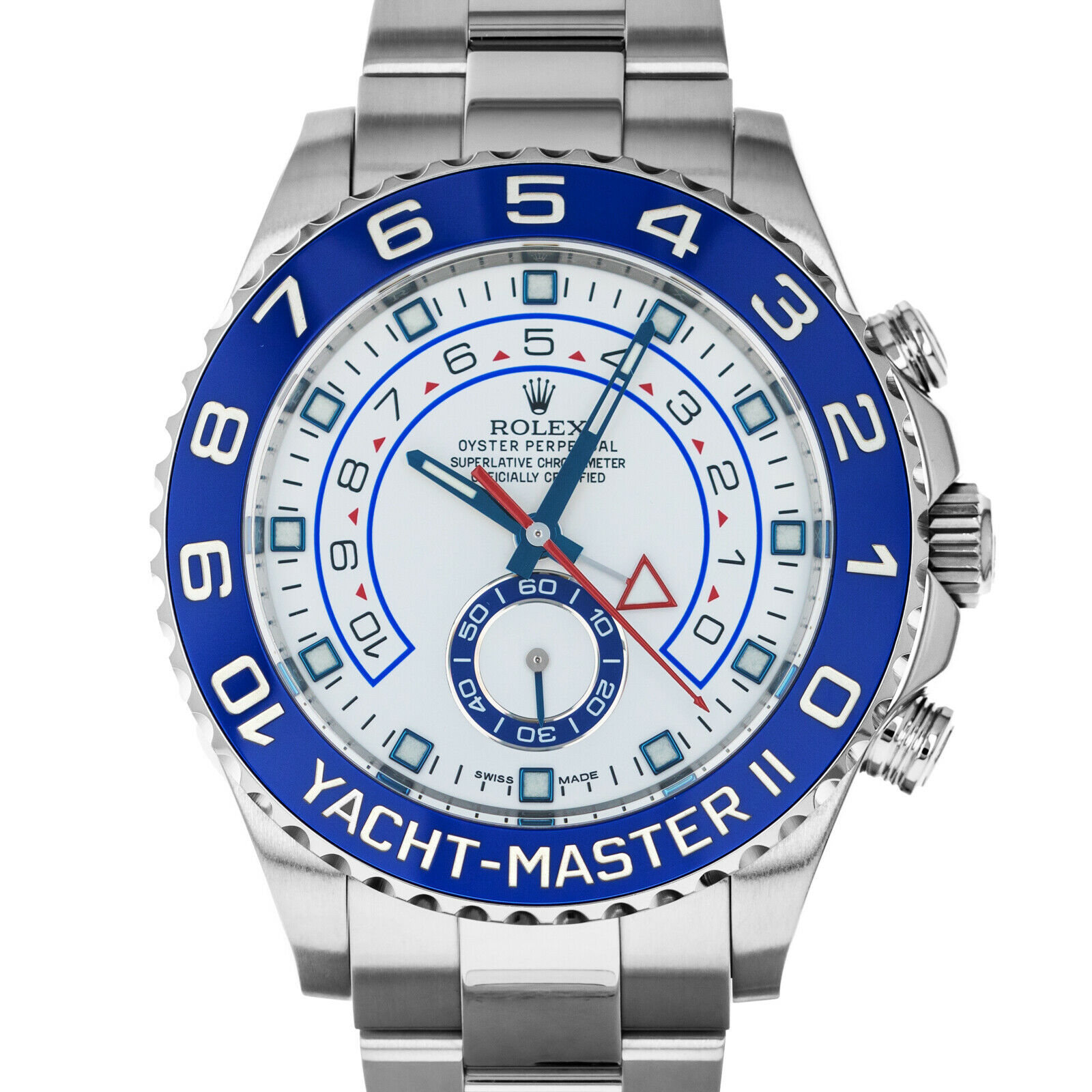 Rolex 116680 YM2 RSC YachtMaster II Box Paper Steel Swiss Automatic ...