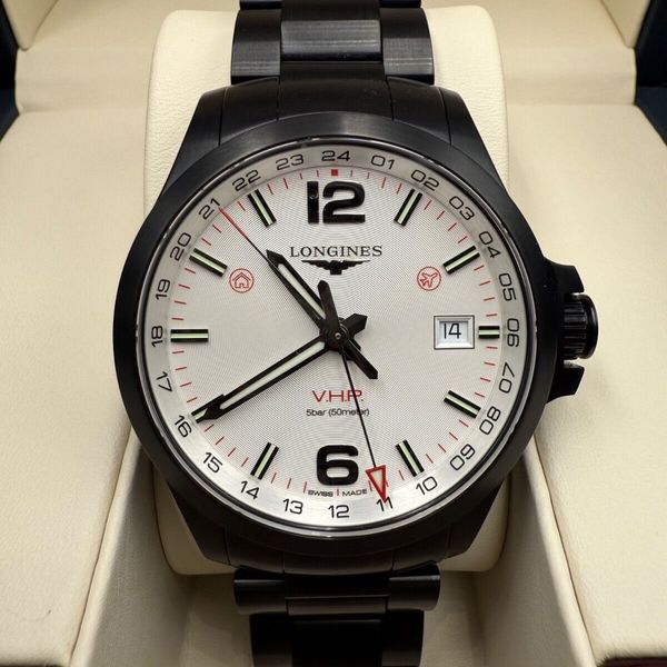 Longines Conquest VHP Black Edition New Never Worn Ref. L37282766 ...