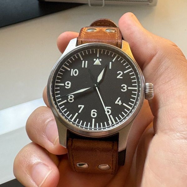 Stowa Flieger Classic 40 PILOT Watch Automatic ETA No Date No Logo ...