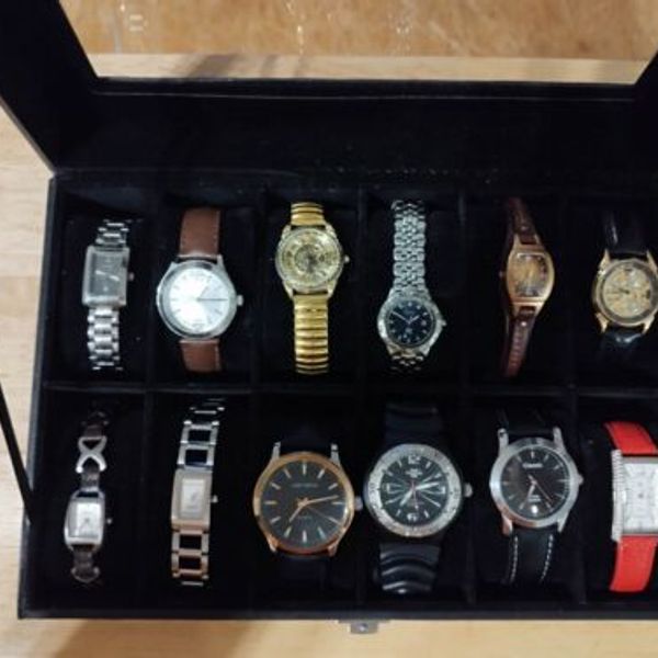 Fossil Watches Bundle Esprit Just Watch and Others with Watch Box ...