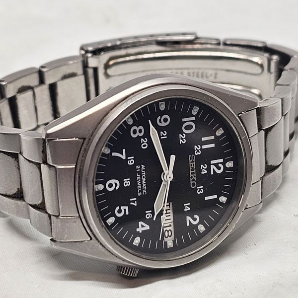 Mens Vintage Seiko Day Date Field Watch 7926-3060 Automatic Working ...