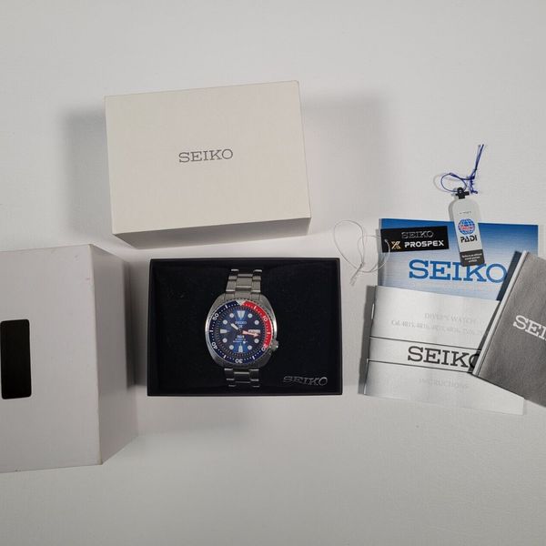 Seiko Prospex Blue PADI Men's Watch SRPA21 Bracelet Boxes Papers Full ...