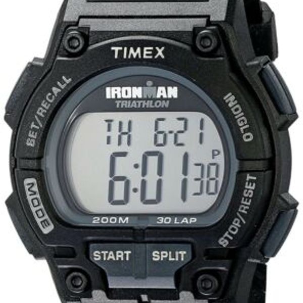 Timex Men's T5K196 Iron man Endure 30 Shock Full-Size Black Resin Strap ...