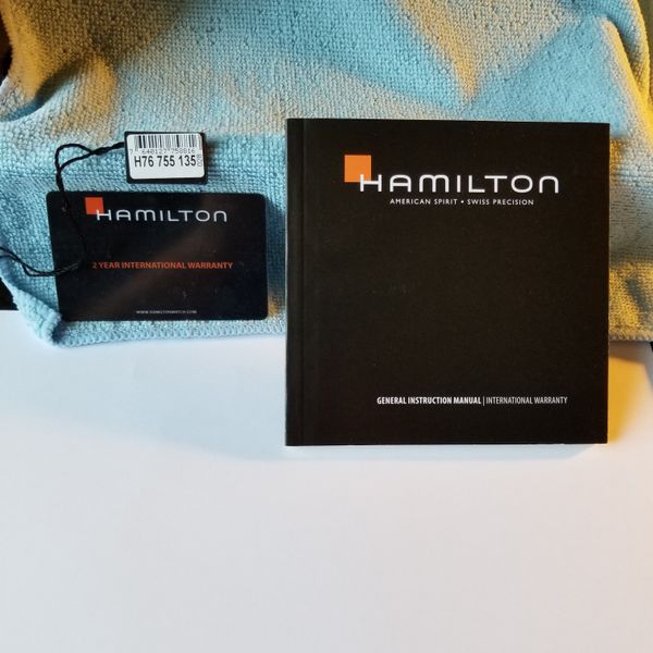 [$425 USD] FS: Hamilton Khaki Aviation GMT H76755135 | WatchCharts