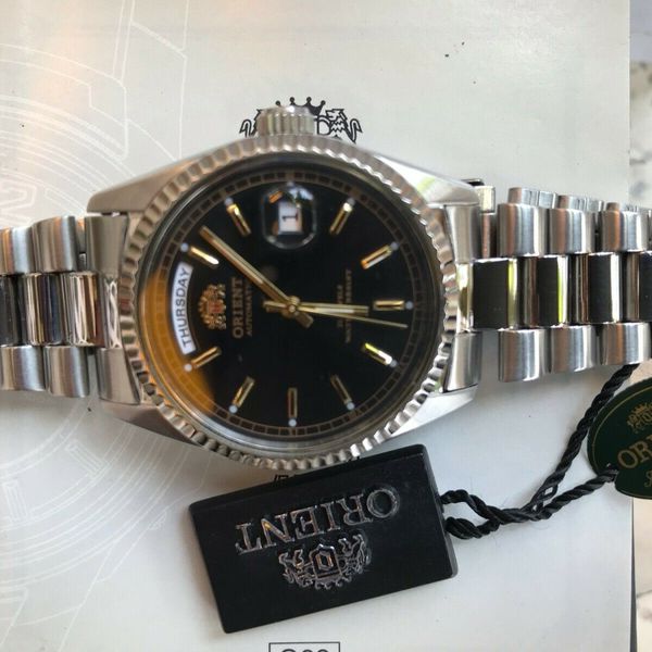 Orient Day Date Automatic Black Dial Presidents HOMAGE , Japan, Very ...