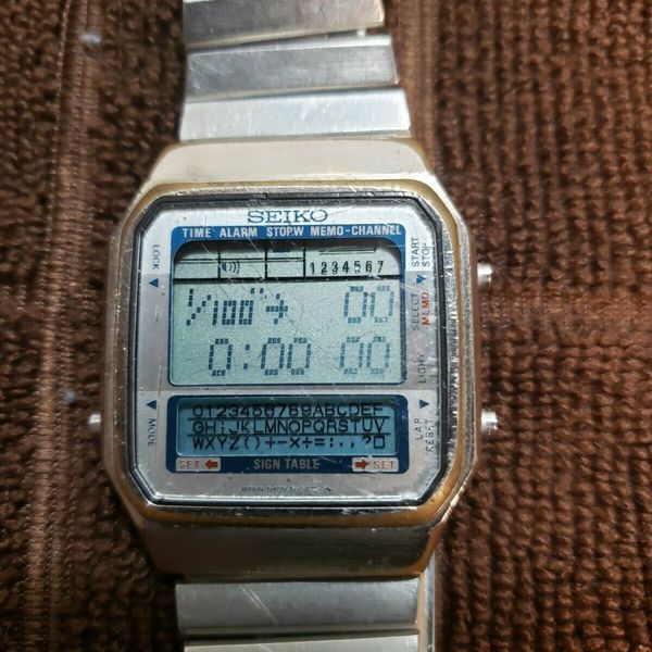 1980's Seiko Vintage D409-5009 Sign Table Memory Watch. | WatchCharts ...