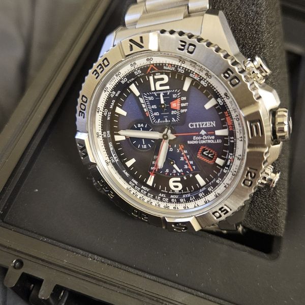 Citizen AT8220-55L Promaster Navihawk Radio Controlled Eco-Drive Men's ...