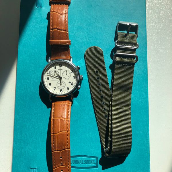 [WTS] Timex Weekender Chronograph 40mm White Dial | WatchCharts