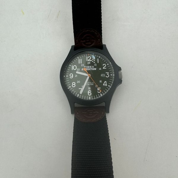 Timex Men's Expedition Analog Display Analog Quartz Black Watch ...