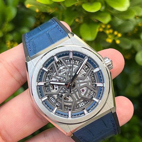 CHEAPEST 2022 Zenith Defy Classic Skeleton Titanium on Rubber Strap ...