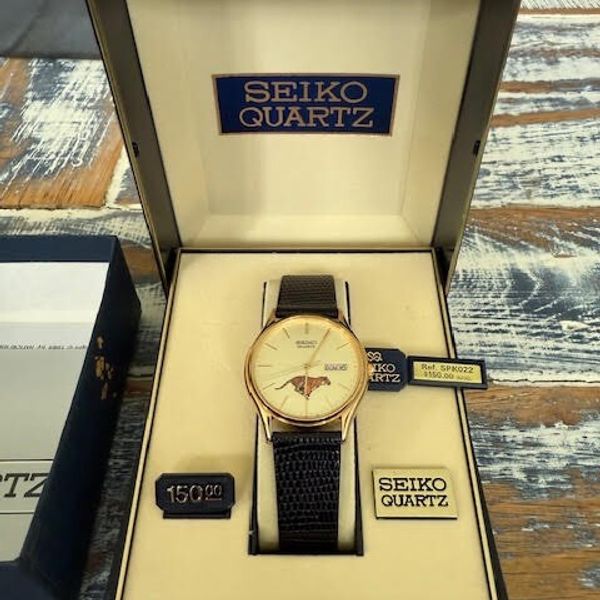 Vintage Seiko Quartz 34MM Watch with â Tigerâ Logo New | WatchCharts ...