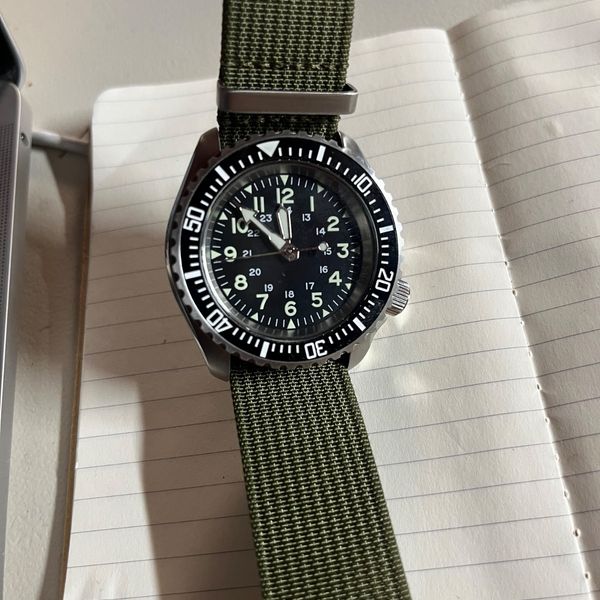 Seiko SKX mod - Marathon GSAR homage | WatchCharts Marketplace