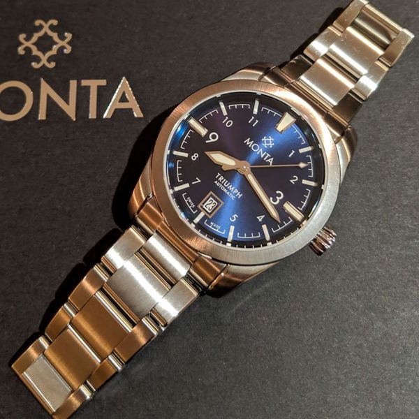 FS: Monta Triumph - Blue dial | WatchCharts
