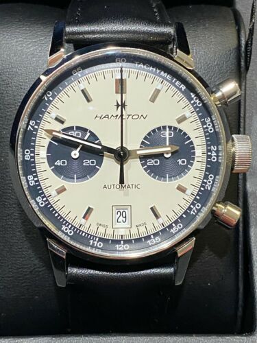 Hamilton Intra-Matic Automatic Chronograph Men's Watch H38416711 ...