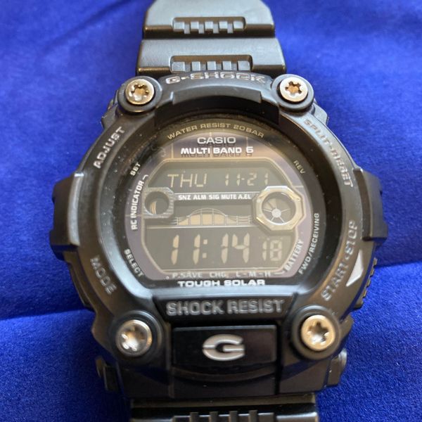 [WTS] Casio G-Shock Solar GW-7900B Black Solar Sport Watch with Tides ...