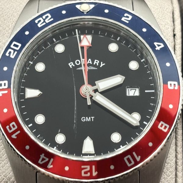 Preloved Stainless Steel ROTARY HENLEY GMT GB00680/04 (16330) Watch 21 ...