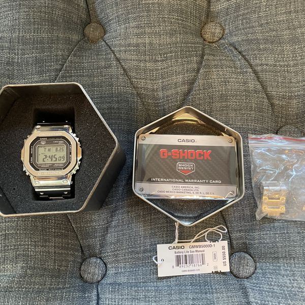 [$375 USD] FS: Casio G Shock GMWB-5000D | WatchCharts
